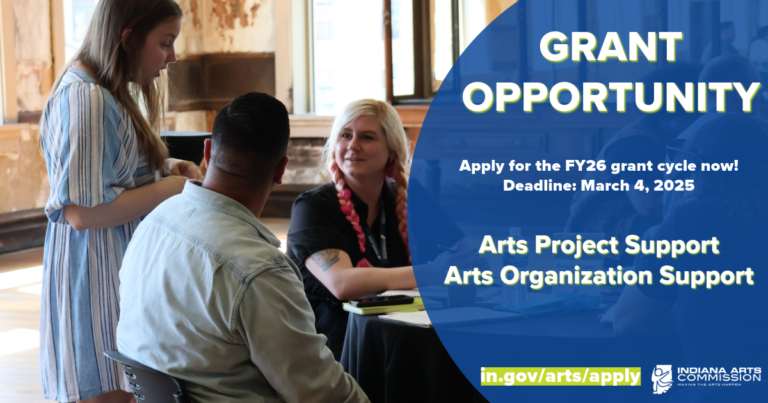 Noblesville Creates | Indiana Arts Commission Grants are Now Open